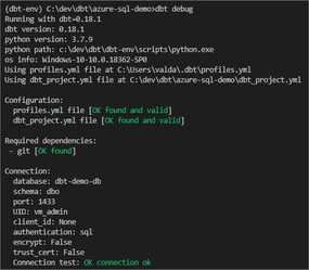 Install DBT on Windows to target Azure SQL and Synapse - Part 1 | Data ...